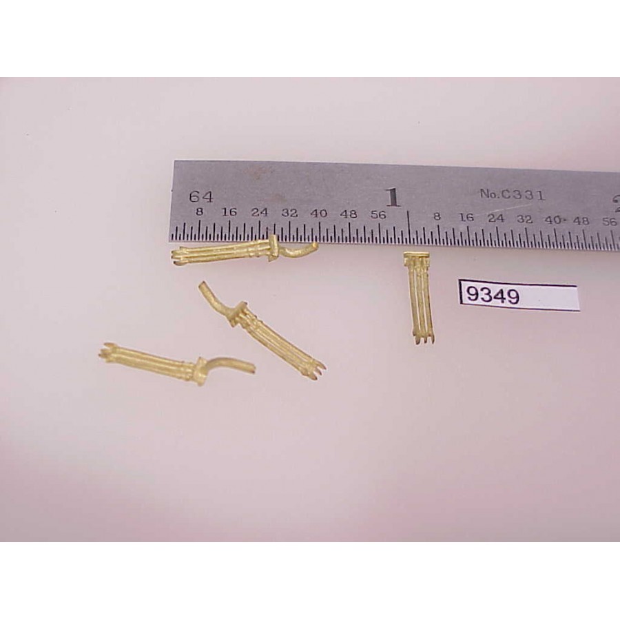 9349 - MU hoses, Diesel,3 per bracket, 3/8" long hoses - Pkg. 4