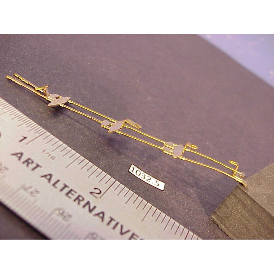 1032-5 - HO Scale - Steam Loco drivers brake levers set, 8 (4 drivers ...