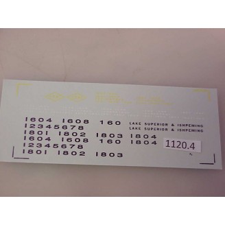 1120-4 - HO Scale - Overland Diesel & Turbine Decals, LS&I RS-3/RSD-12 ...