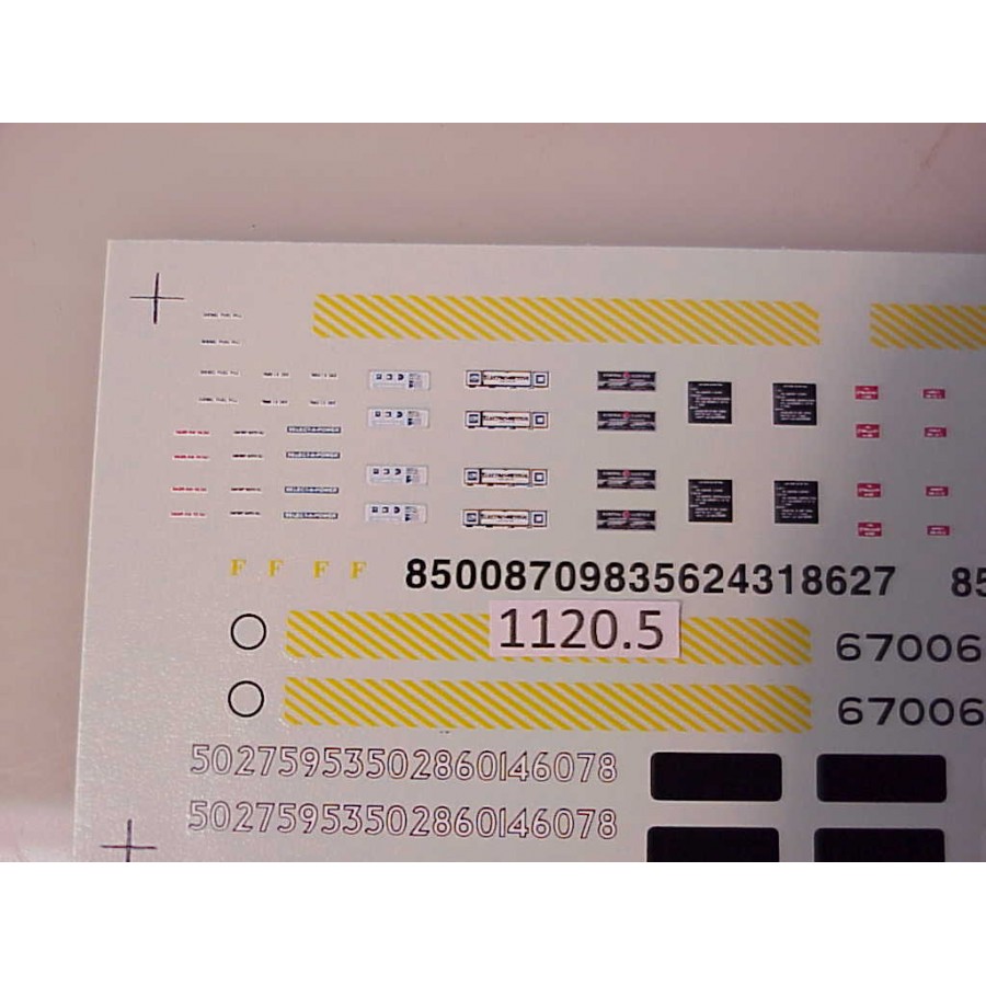 1120-5 - HO Scale - Overland Diesel & Turbine Decals, C&NW various ...