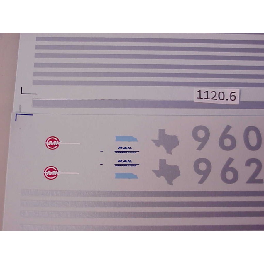 1120-6 - HO Scale - Overland Diesel & Turbine Decals, PTRA Mk1500D ...