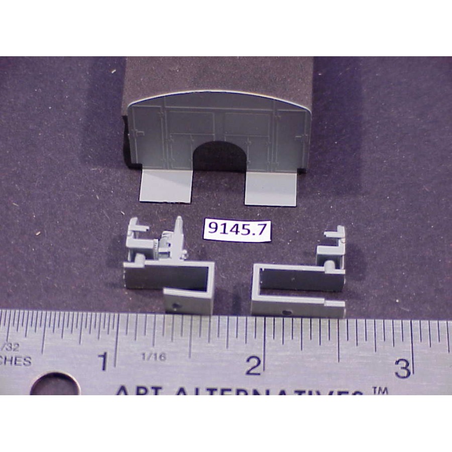9145-7 -HO Diesel interior, CIL F unit, etc., end wall, left & right ...