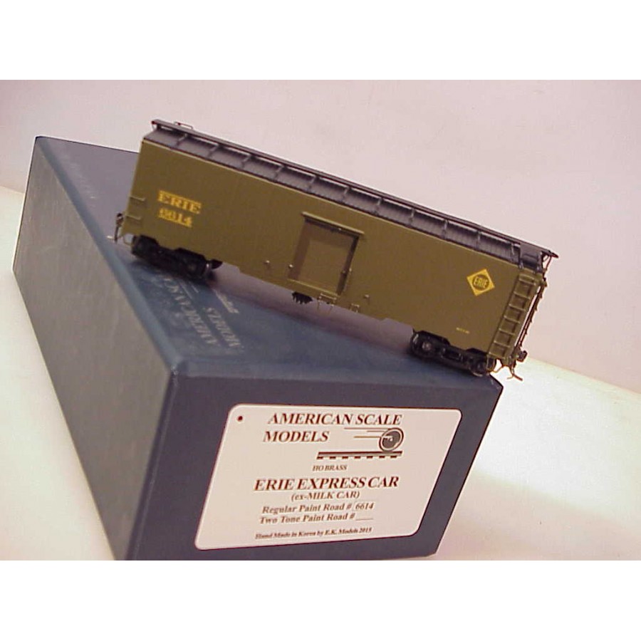(HO Scale) Erie Express Boxcar 1935-37 Greenville (ex milk car), road ...