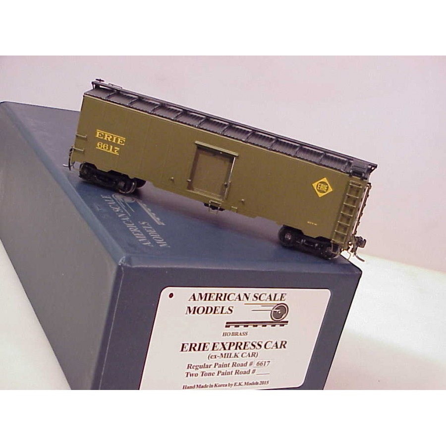 (HO Scale) Erie Express Boxcar 1935-37 Greenville (ex milk car), road ...
