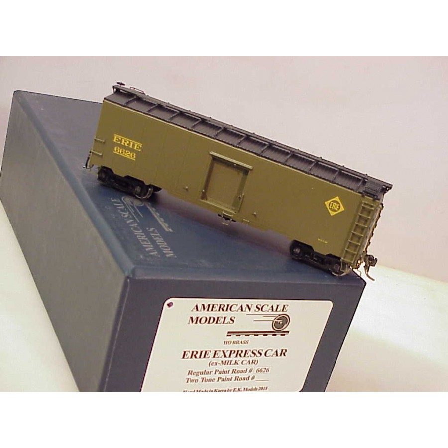 (HO Scale) Erie Express Boxcar 1935-37 Greenville (ex milk car), road ...