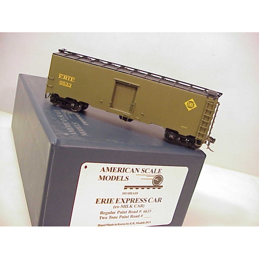 (HO Scale) Erie Express Boxcar 1935-37 Greenville (ex milk car), road ...