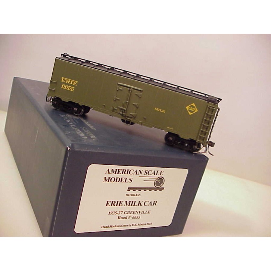 (HO Scale) Erie Milk Car 1935-37 Greenville, road number 6655