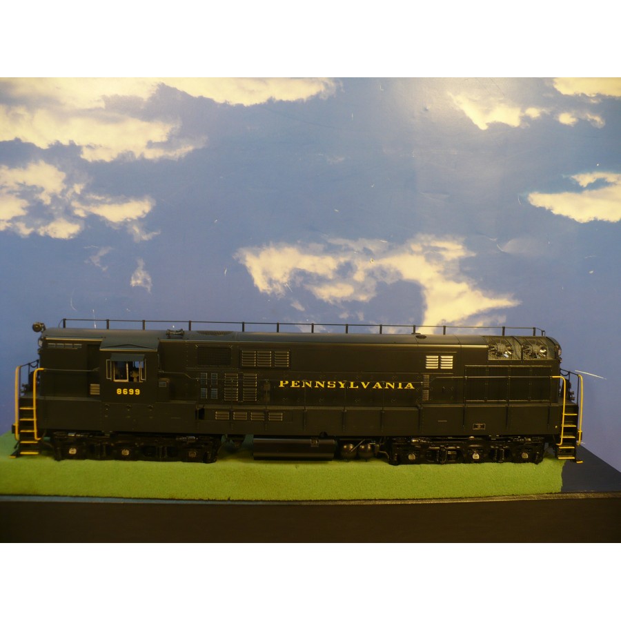 BRASS O Car & Loco Pennsylvania Railroad FM Trainmaster F/P w/antenna